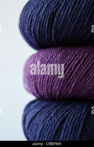 Closeup of three skeins with yarn on tailor mat Stock Photo - Alamy
