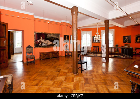 Interior, Schloss Callenberg palace, hunting lodge and summer residence ...