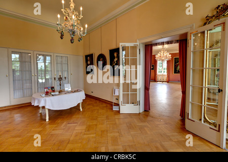 Interior, Schloss Callenberg palace, hunting lodge and summer residence ...