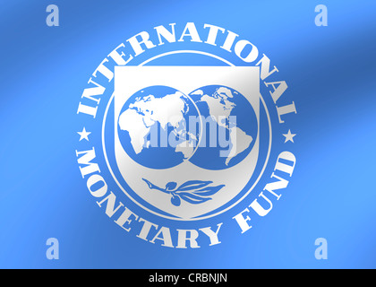 IMF - International monetary found logo symbol flag Stock Photo - Alamy