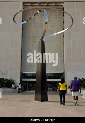 Infinity sculpture by José Rivera in front of the National Museum of ...