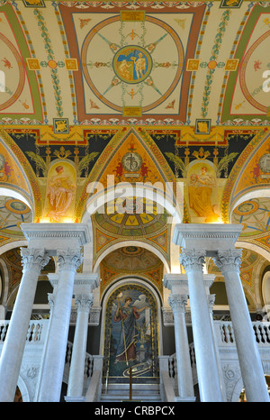 Library of Congress - The Mosaic Minerva - Minerva of Peace Stock Photo ...