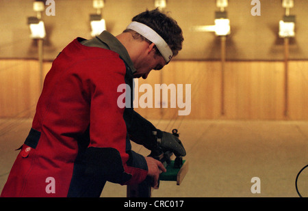 Shooting competition in a Sportschuetzenverein, Berlin, Germany Stock ...