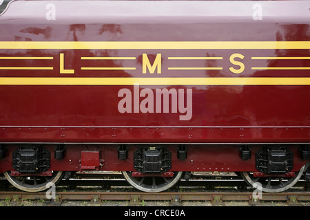 The Duchess of Hamilton preserved streamlined steam locomotive at the ...