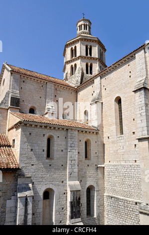 Transept, bell tower and apse of the Gothic basilica of the Cistercian ...