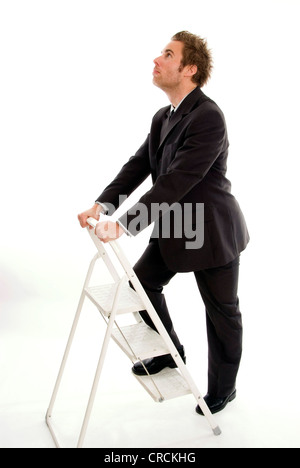 success oriented businessman salesman tradesman manager Stock Photo - Alamy