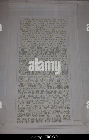 Inscription of The Gettysburg Address by Abraham Lincoln, Inside the ...
