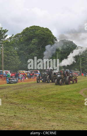 Steam Engines at Castle Fraser Stock Photo - Alamy