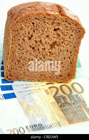 Symbolic for expensive bread Stock Photo - Alamy