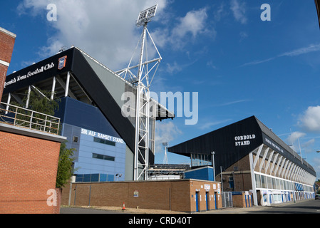 Outside the Ipswich Town football club Cobbold Stand in Portman Road ...