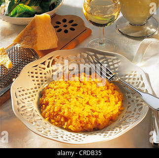 Risotto alla Milanese Stock Photo - Alamy
