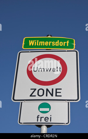 Signs, traffic sign, traffic signs, environmental zone, Bundesallee ...