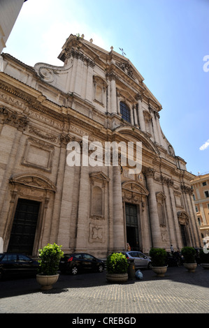 Italy, Rome, church of Sant'Ignazio (St Ignatius), fake dome, ceiling ...