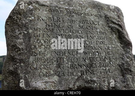 Loch Trool and Robert The Bruce's Stone, Galloway Forest Park Stock ...