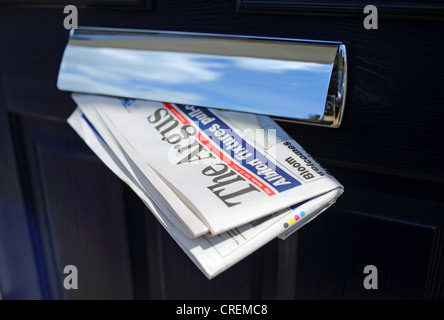 The Argus newspaper in Brighton Sussex a regional daily being delivered ...