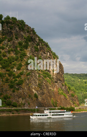 Famous German Rock Loreley Stock Photo - Alamy