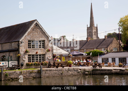 The Riverside at Lechlade on Thames Gloucestershire England UK Stock ...