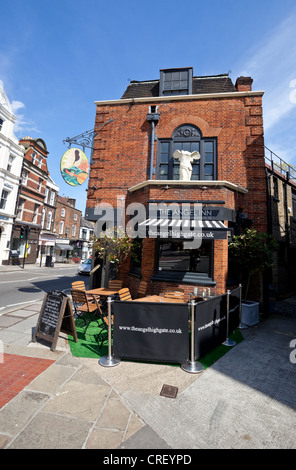The Angel Inn pub, Highgate Village, London, N6, England, UK Stock ...