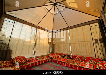 Inside of a bedouin tent, United Arab Emirates Stock Photo - Alamy
