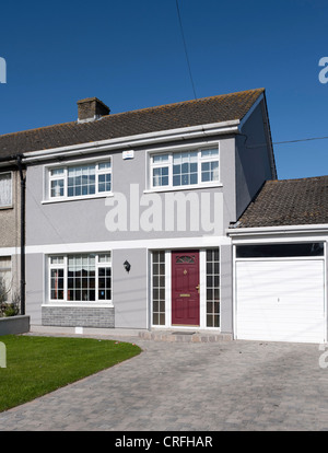 Rendered detached house Stock Photo - Alamy