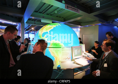 Hannover, Germany, CeBIT 2000 Exhibition Hall Stock Photo - Alamy
