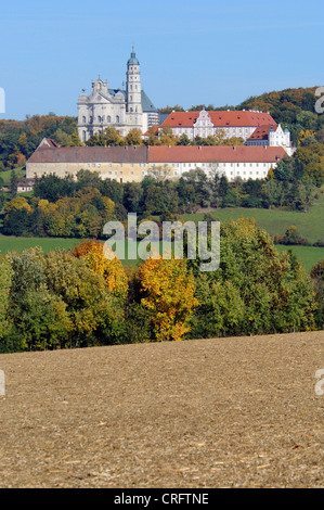 abbey and convent Neresheim, Germany, Baden-Wuerttemberg, Neresheim ...