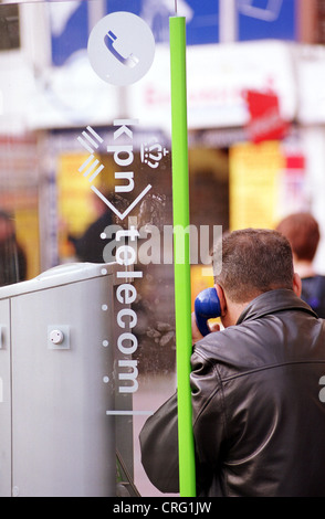 Amsterdam, The Netherlands, telephone booths of KPN Telecom Stock Photo ...