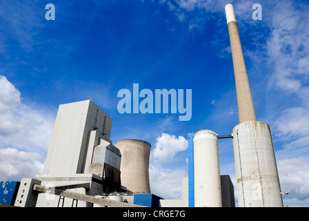coal-fired power station Mehrum , Germany, Lower Saxony, Peine, Mehrum ...