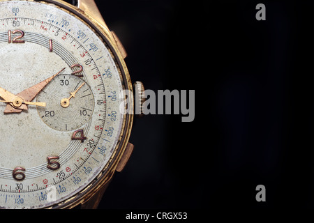 Old Analogue watch, macro shot Stock Photo - Alamy