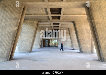 Pilotis or Concrete Columns of the Cité Radieuse or Unité d'Habitation ...