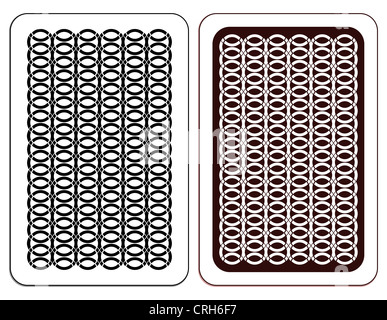 design of back side of playing card Stock Photo - Alamy
