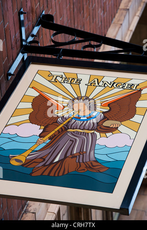 The Angel Pub St Giles High Street London Stock Photo - Alamy