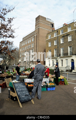 Bloomsbury Farmers Market, London England UK Stock Photo - Alamy