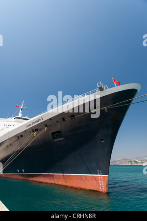RMS QE2 alongside berth at Kusadasi, Turkey Stock Photo - Alamy