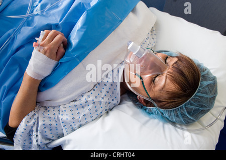 A Patient under anesthetic Stock Photo - Alamy