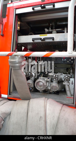 equipment of a fire engine, Germany Stock Photo - Alamy