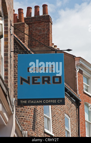 Sign for Caffe Nero an Italian coffee shop chain Stock Photo: 72078125 ...