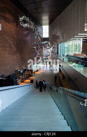The modern interior design of the Helsinki Music Centre and Concert ...