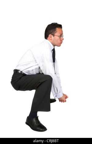 Man in suit reaching for something from Stock Photo - Alamy