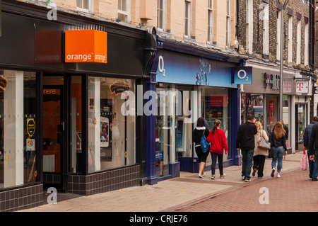 o2 retail mobile phone store window display and shopfront within ...