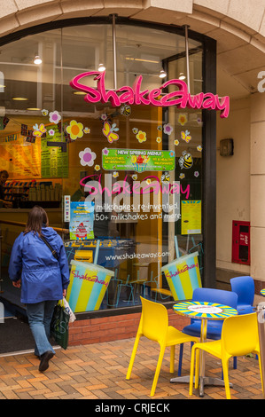 ShakeAway milkshake shop / bar Stock Photo - Alamy