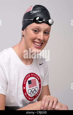 American female swimmer Allison Schmitt at the Team USA Media Summit in ...