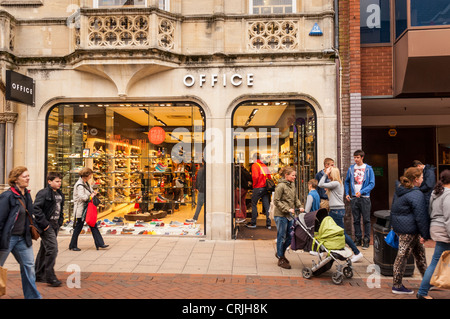 The Office shoe shop store in Norwich , Norfolk ,England , Britain , Uk ...