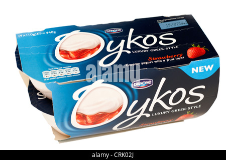 Danone Oykos Greek style yogurt Stock Photo - Alamy
