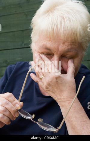 Old lady crying Stock Photo - Alamy