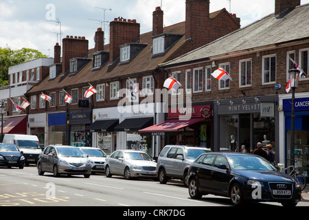 Cobham town centre, Surrey, England UK Stock Photo, Royalty Free Image ...