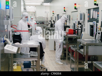 Clean room for microchip production at Infineon Stock Photo - Alamy