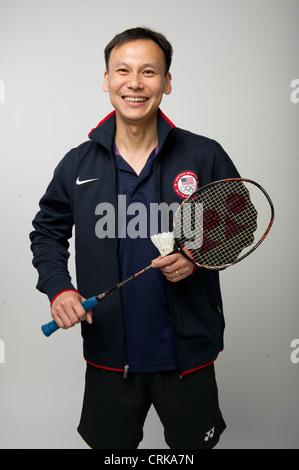 American male badminton player Tony Gunawan at the Team USA Media ...