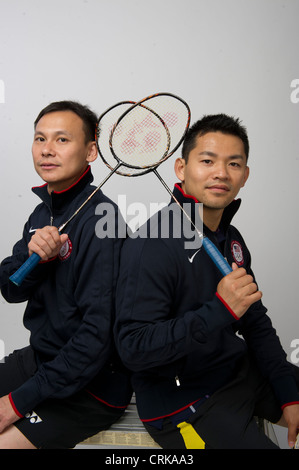 American male badminton player Tony Gunawan at the Team USA Media ...