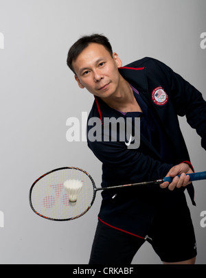 American male badminton player Tony Gunawan at the Team USA Media ...